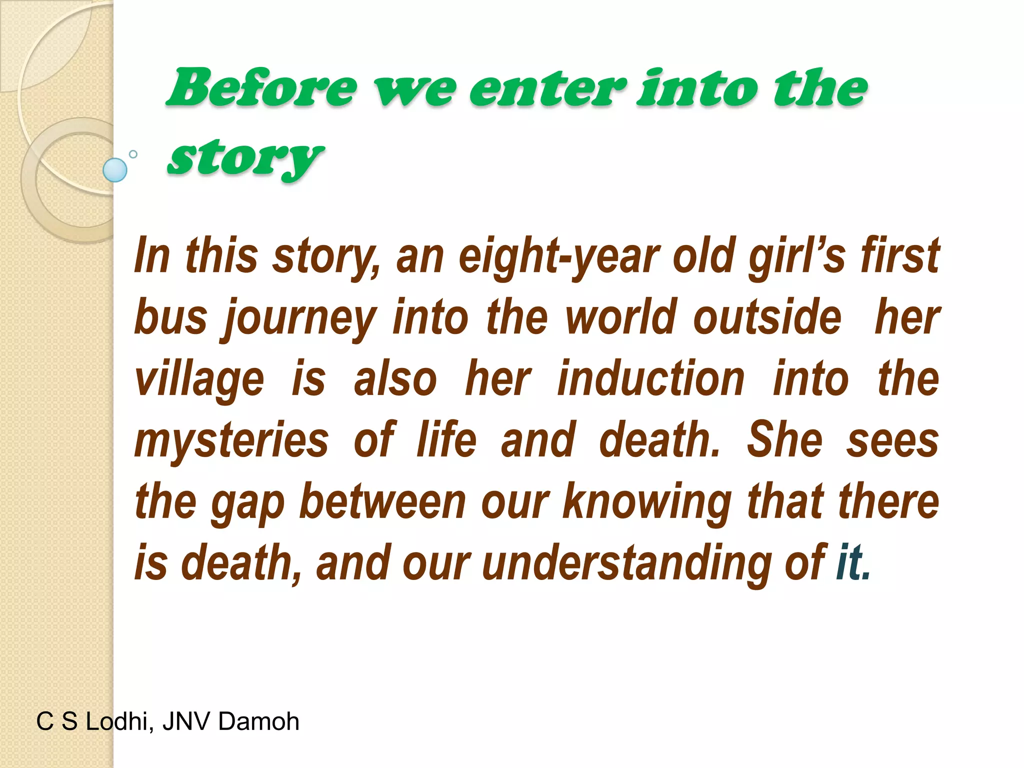 Madam rides the bus | PPTX