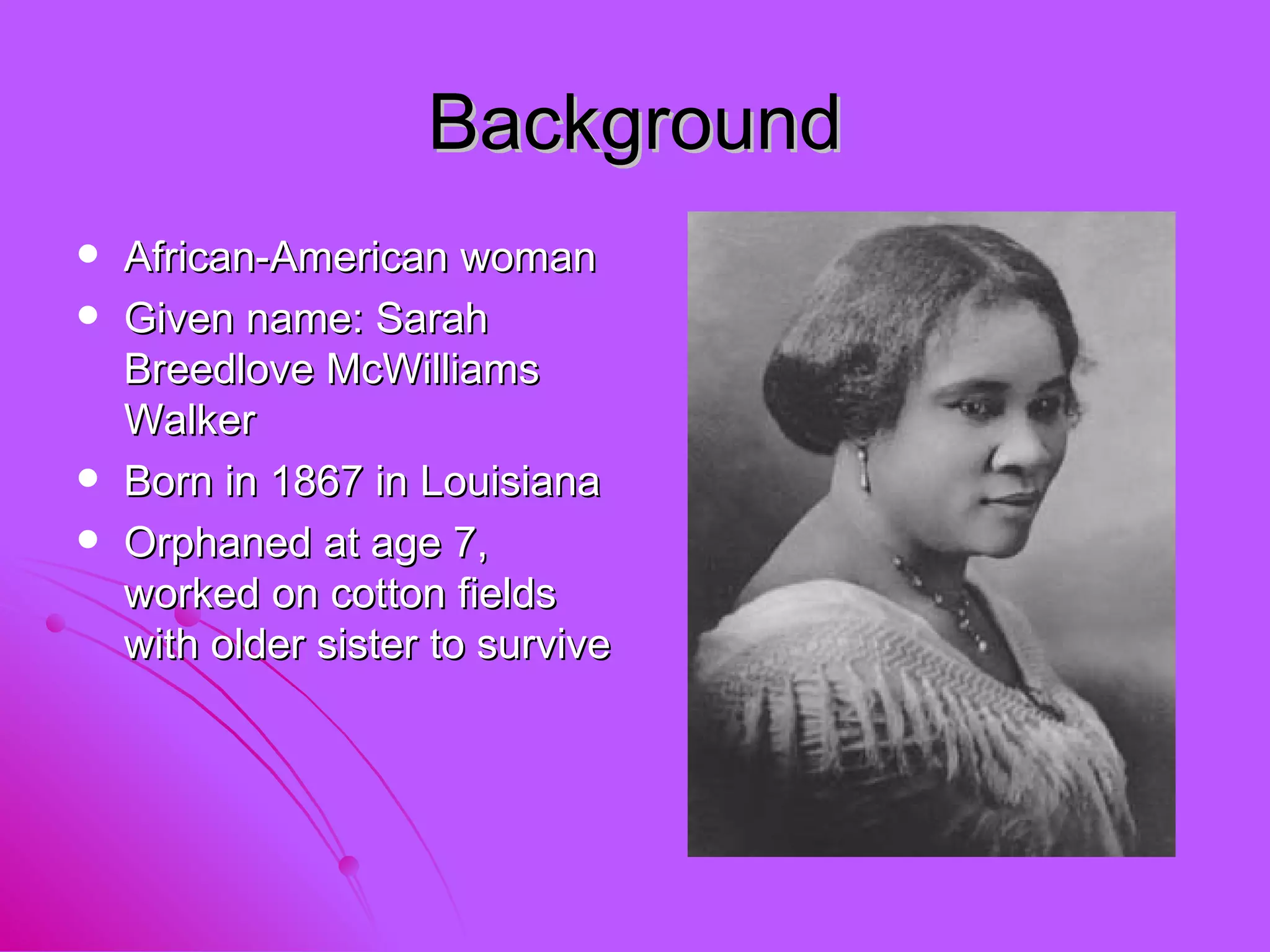Madam C.J. Walker | PPT