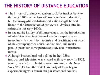 Distance Education | PPTX