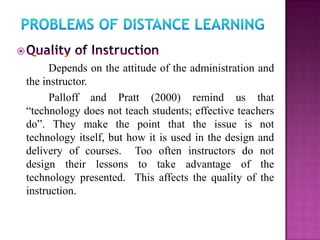 Distance Education | PPTX
