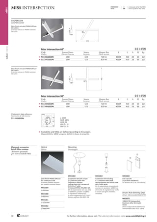 Madame miss-monsieur brochure Castaldi Lighting | PDF
