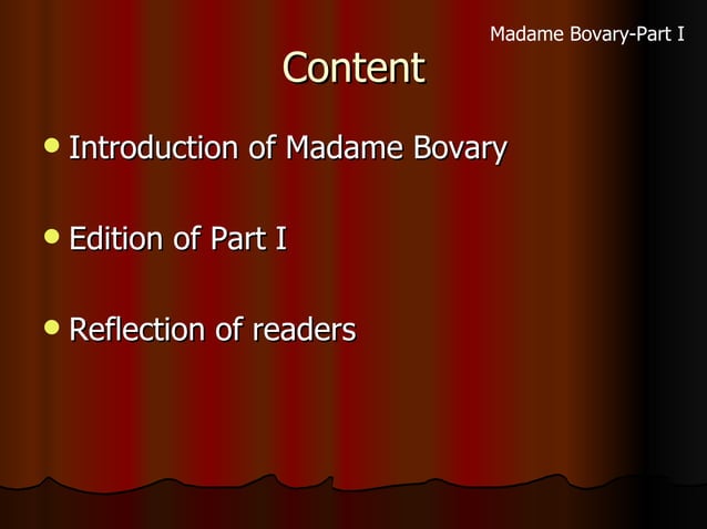 Madame%20 Bovary Part[1] | PPT