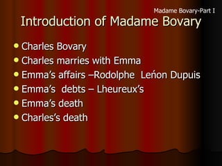 Madame%20 Bovary Part[1] | PPT