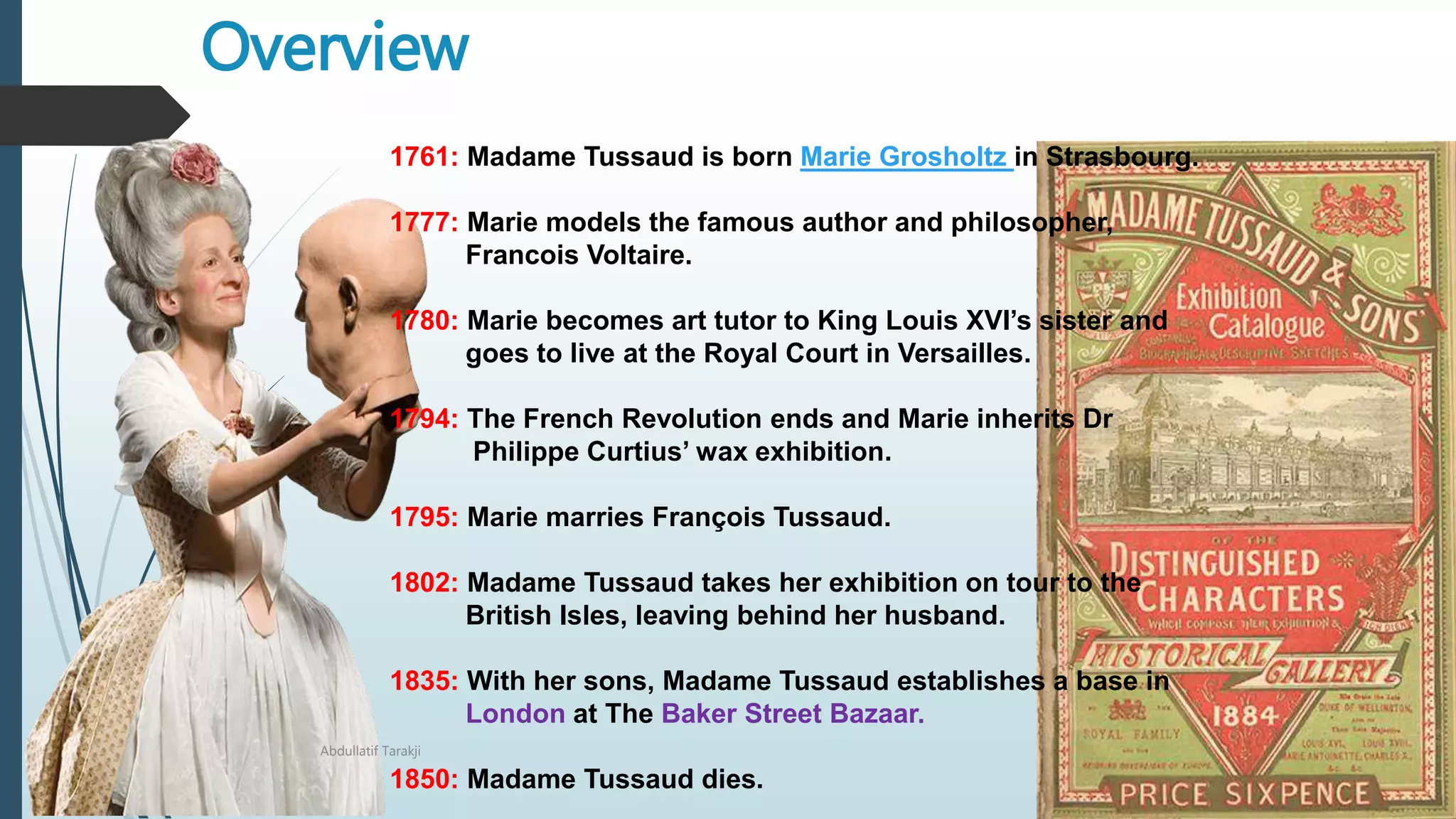 Madame tussauds | PPTX