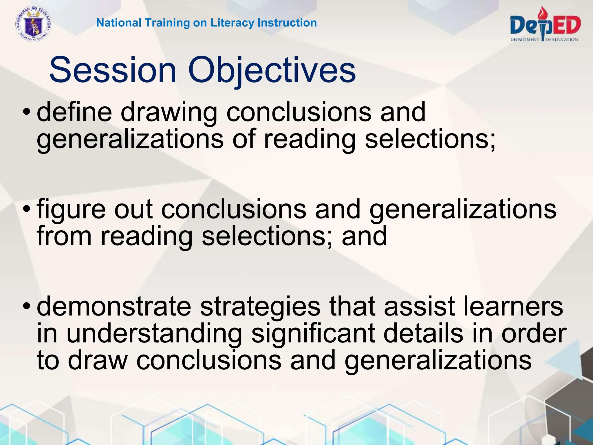 Madam Paz Session 14 - Figure It Out_ Drawing Conclusions and Making ...