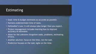 Adamson "Blueprint for Managing Your Project" | PPTX
