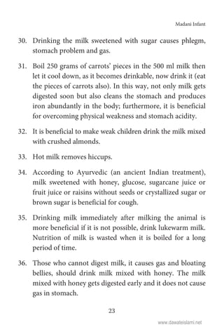 Islamic Book in English: Madani infant | PDF