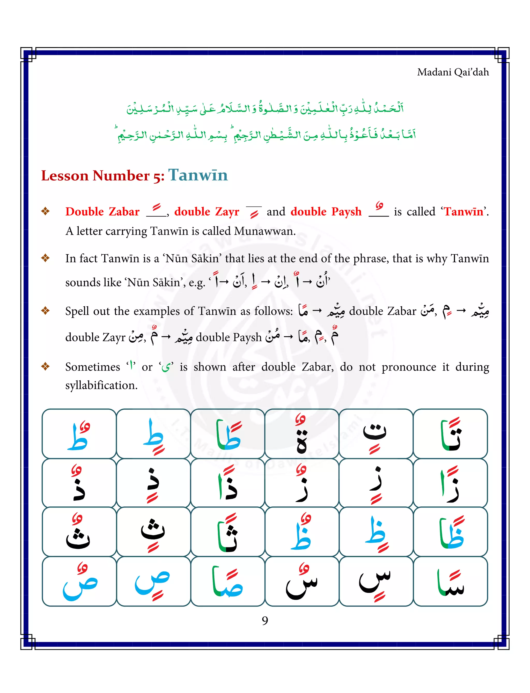 Islamic Book in English: Madani Qaida | PDF