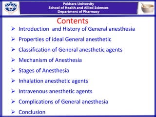 General Anesthesia | PPT