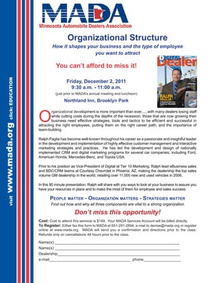 Mada ralph paglia recruit screen hire | PDF | Automotive Industry ...