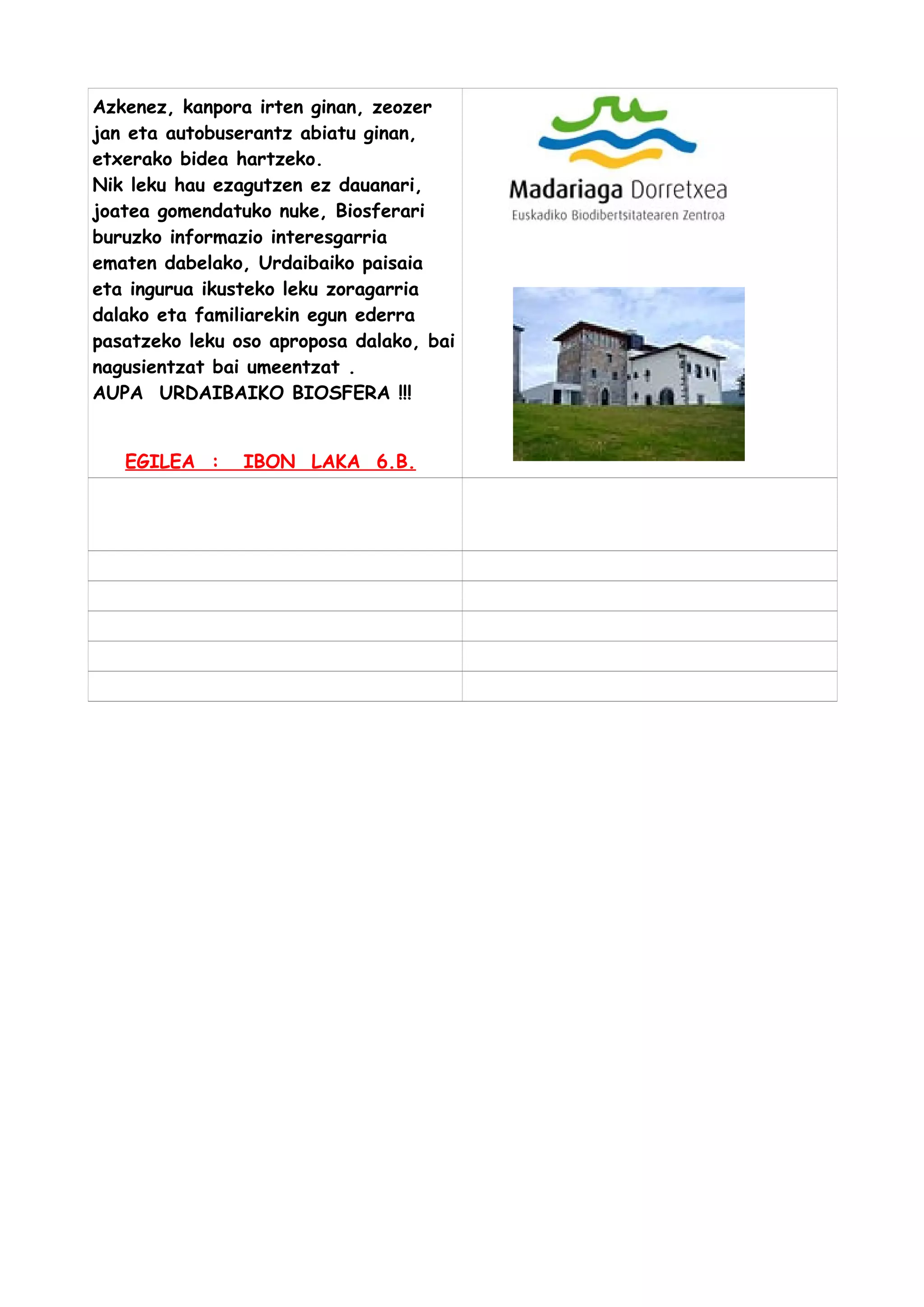 Madariaga dorretxea ibon | PDF