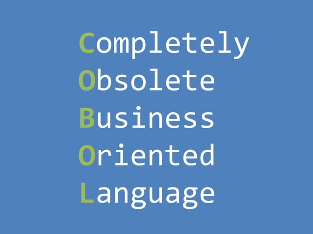 Mad Computer Science Testing Cobol With Rspec Ppt 0928