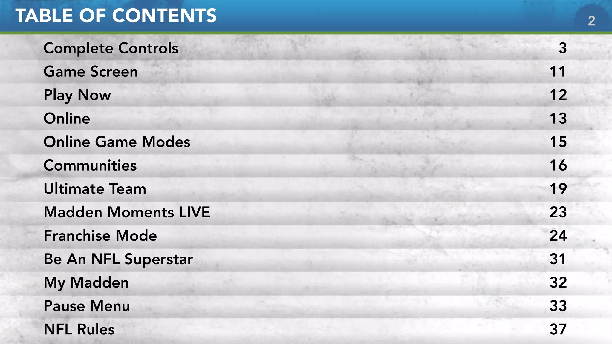 EA Sports Madden NFL 12 Game Manual | PDF