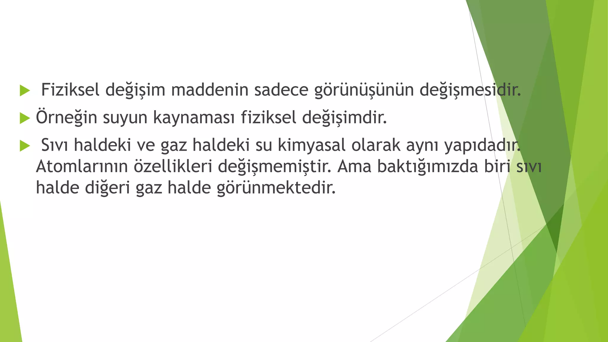 Maddenin fiziksel ve kimyasal ozelliklerii̇ | PPTX