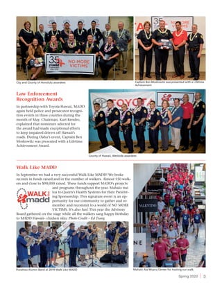 MADD Hawaii Spring 2020 Newsletter | PDF