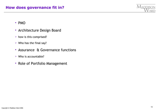 Maddison Ward Talent Led Programmes Public | PPT