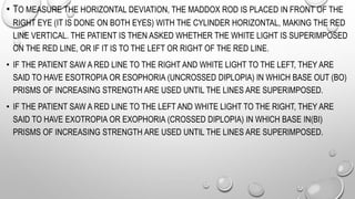 Maddox Rod-1.pptx Optometry Third year.. | PPTX