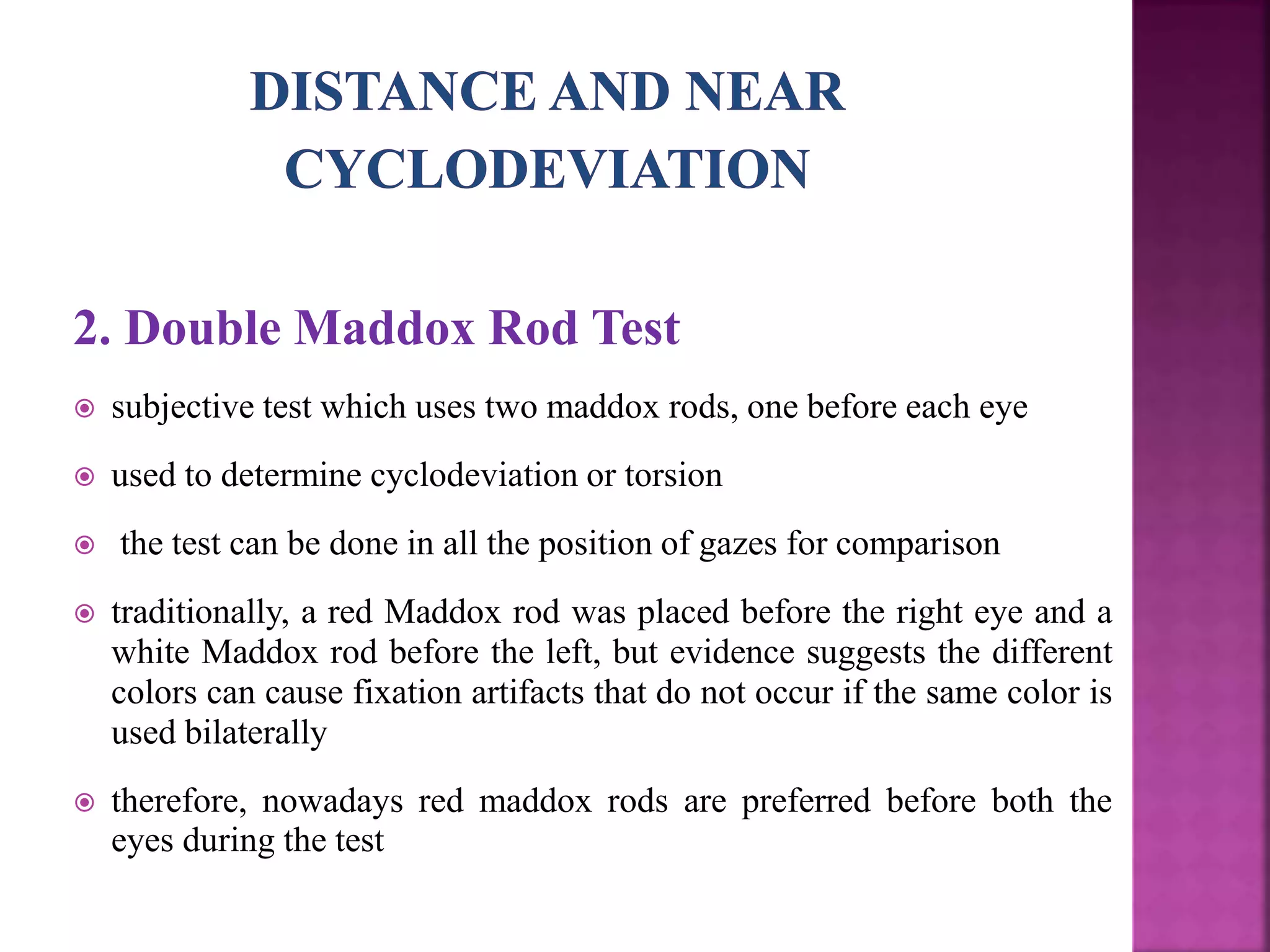 Maddox rod and double maddox rod | PPTX