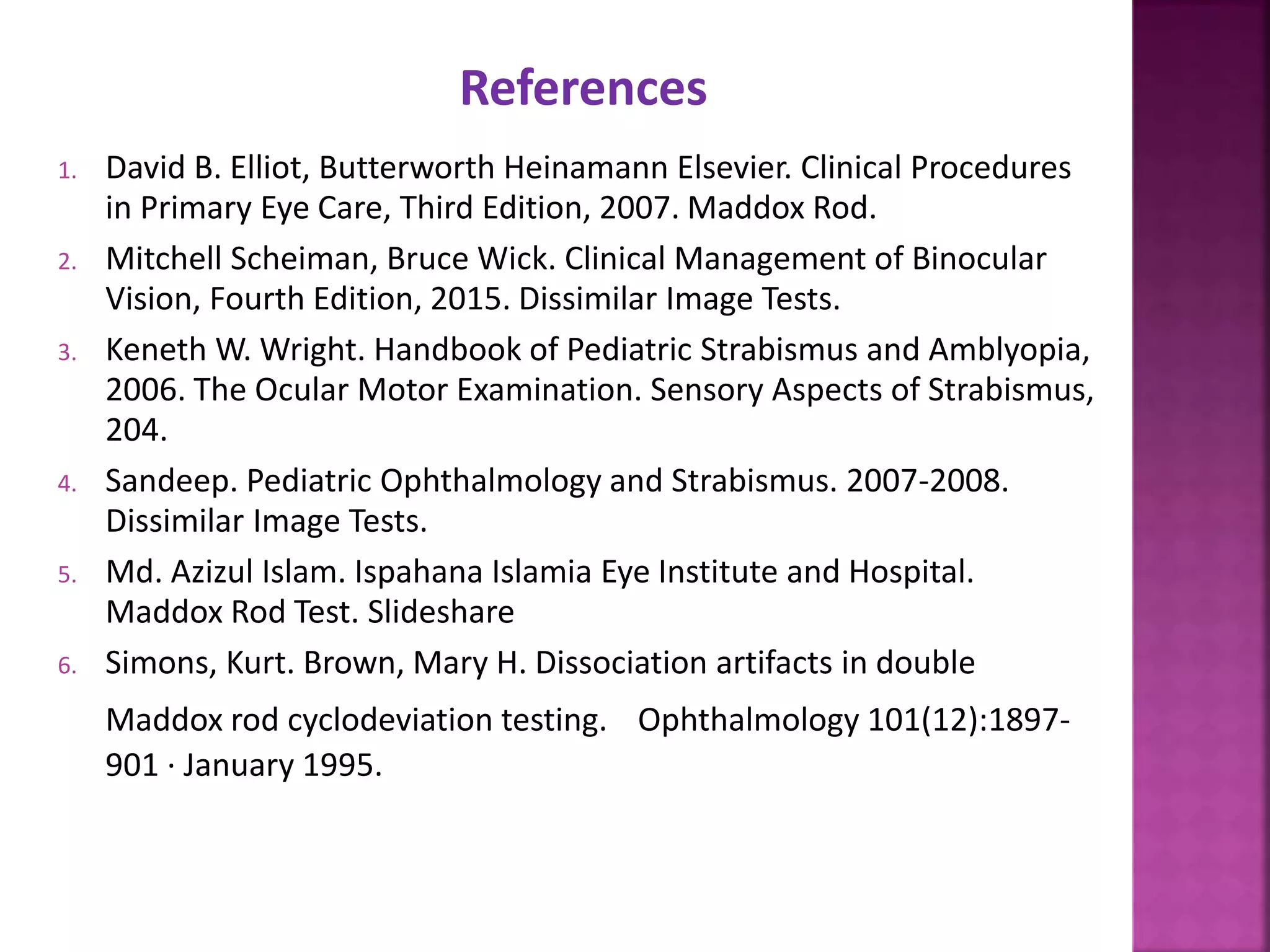 Maddox rod and double maddox rod | PPTX