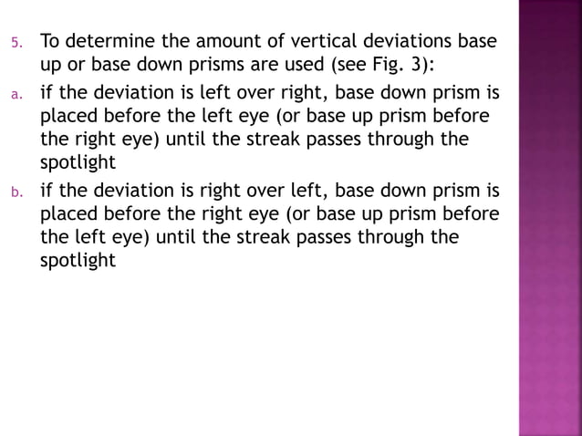 Maddox rod and double maddox rod | PPTX | Eye and Vision Conditions ...
