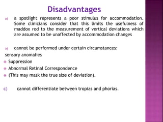 Maddox rod and double maddox rod | PPTX