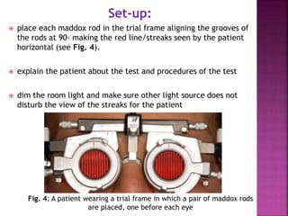 Maddox rod and double maddox rod | PPTX