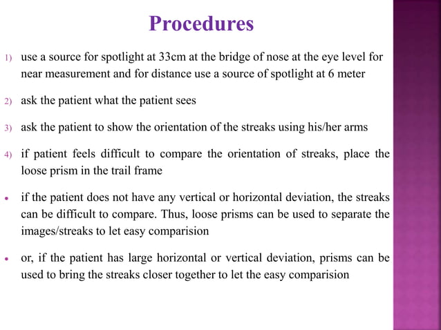 Maddox rod and double maddox rod | PPTX | Eye and Vision Conditions ...
