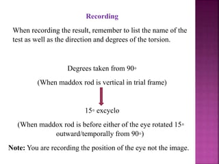 Maddox rod and double maddox rod | PPTX
