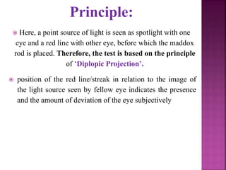 Maddox rod and double maddox rod | PPTX