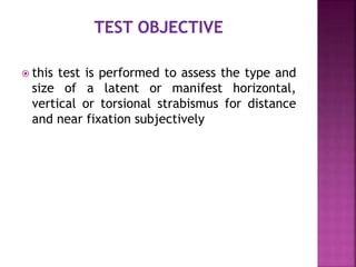 Maddox rod and double maddox rod | PPTX