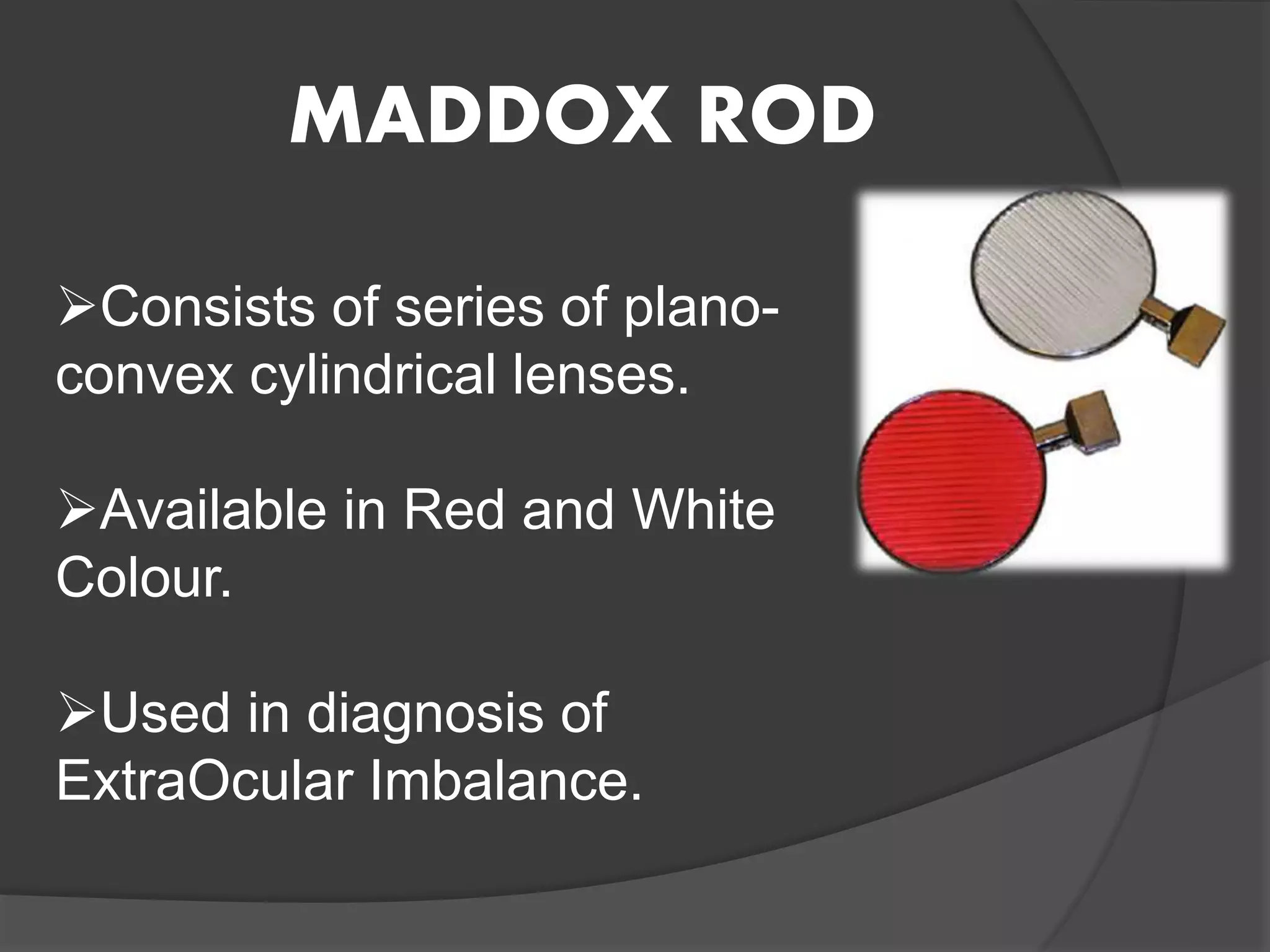 Maddox rod n wing | PPTX