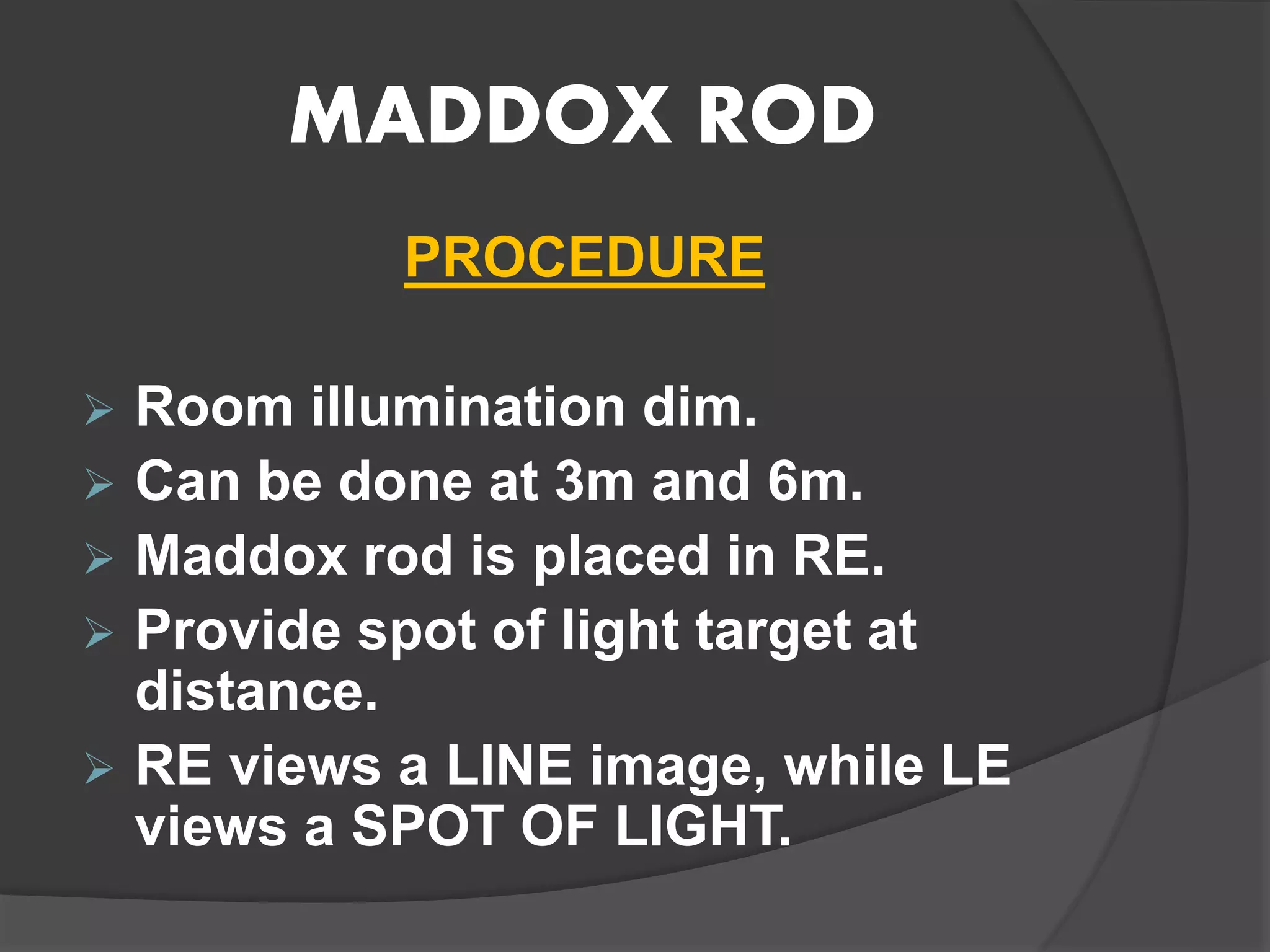 Maddox rod n wing | PPTX