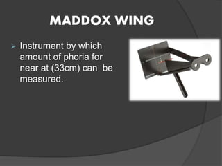 Maddox rod n wing | PPTX