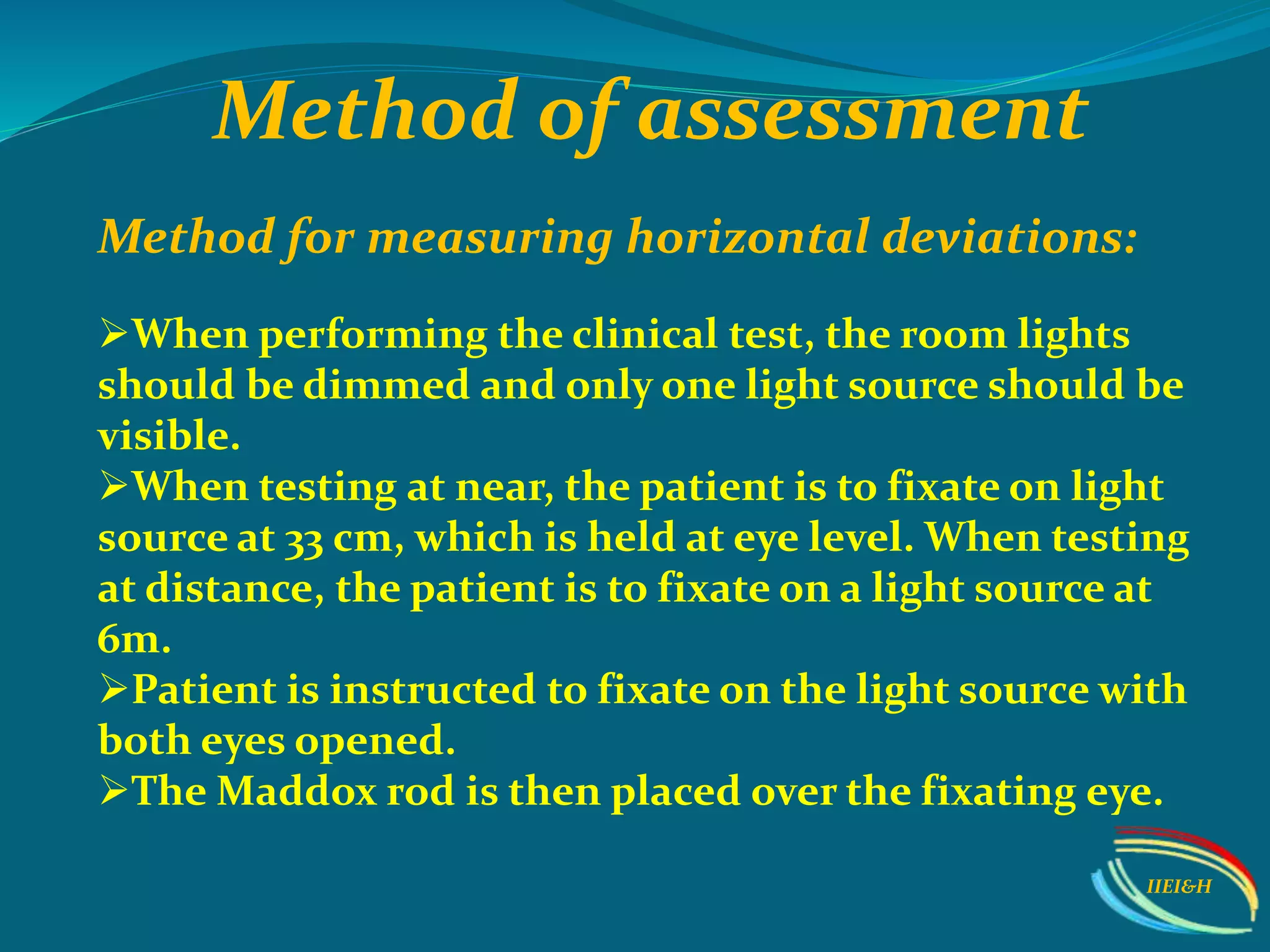 Maddox Rod test | PPTX