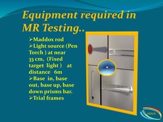 Maddox Rod test | PPTX