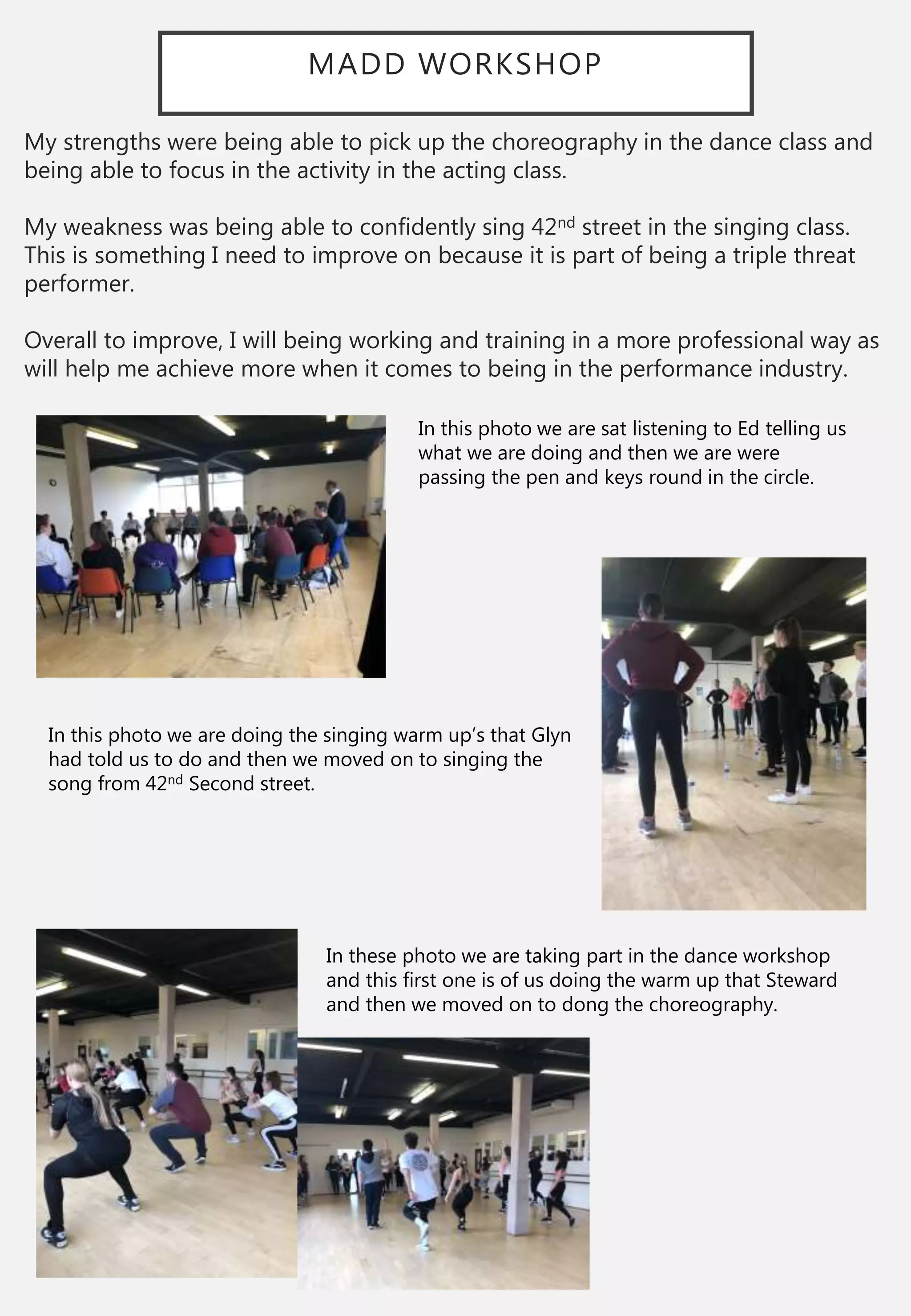 Madd workshop day | PDF