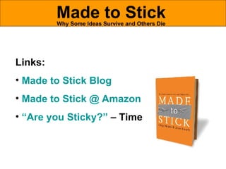 Made To Stick | PPT