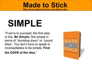 Made To Stick | PPT
