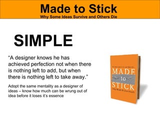 Made To Stick | PPT