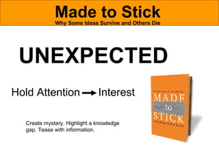 Made To Stick | PPT