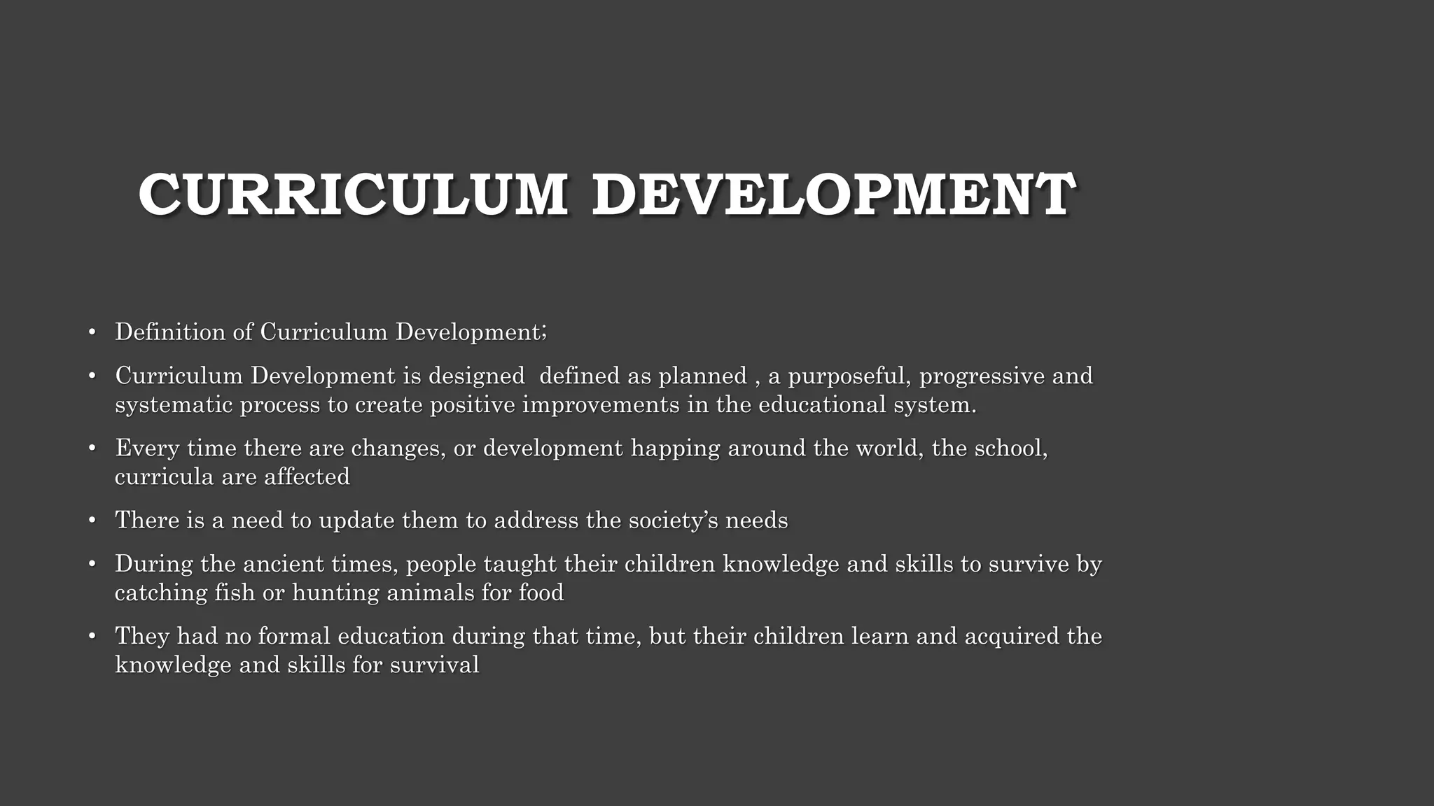 Role of a teacher in Curriculum Development at various Level (https ...
