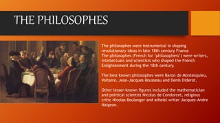 The role of philosophers in french revolution | PPTX