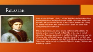 The role of philosophers in french revolution | PPTX