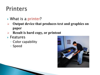 input & output devices | PPTX