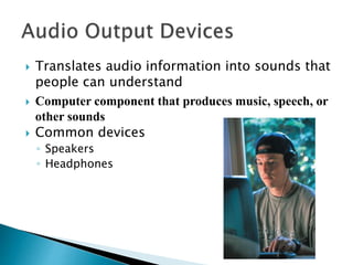 input & output devices | PPTX
