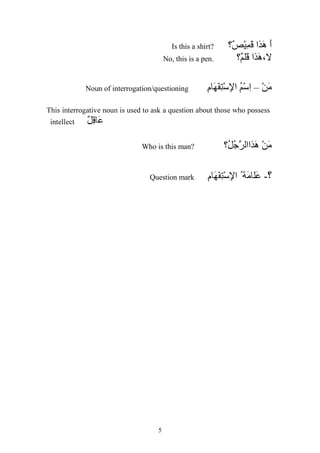 Madeenah Book-1 (Grammar Rules) | DOC