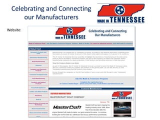 Made in TN program highlight | PPT