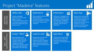 Project "Madeira" preview | PPT