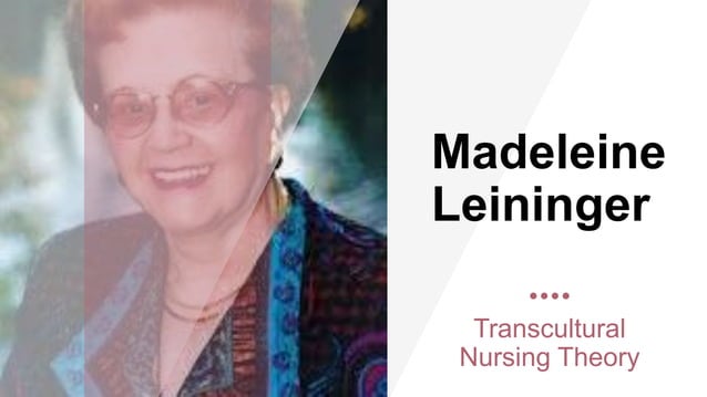 Madeleine Leininger transcultural theory | PPTX | Education