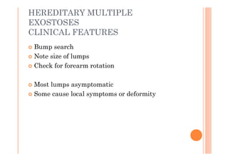 Madelung and multiple exostoses | PDF